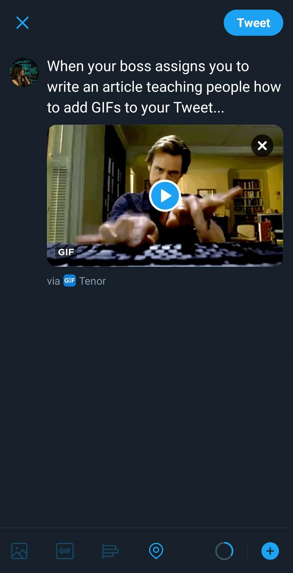 Adding and Saving GIFs to Twitter on Your Phone - Tweet Tabs